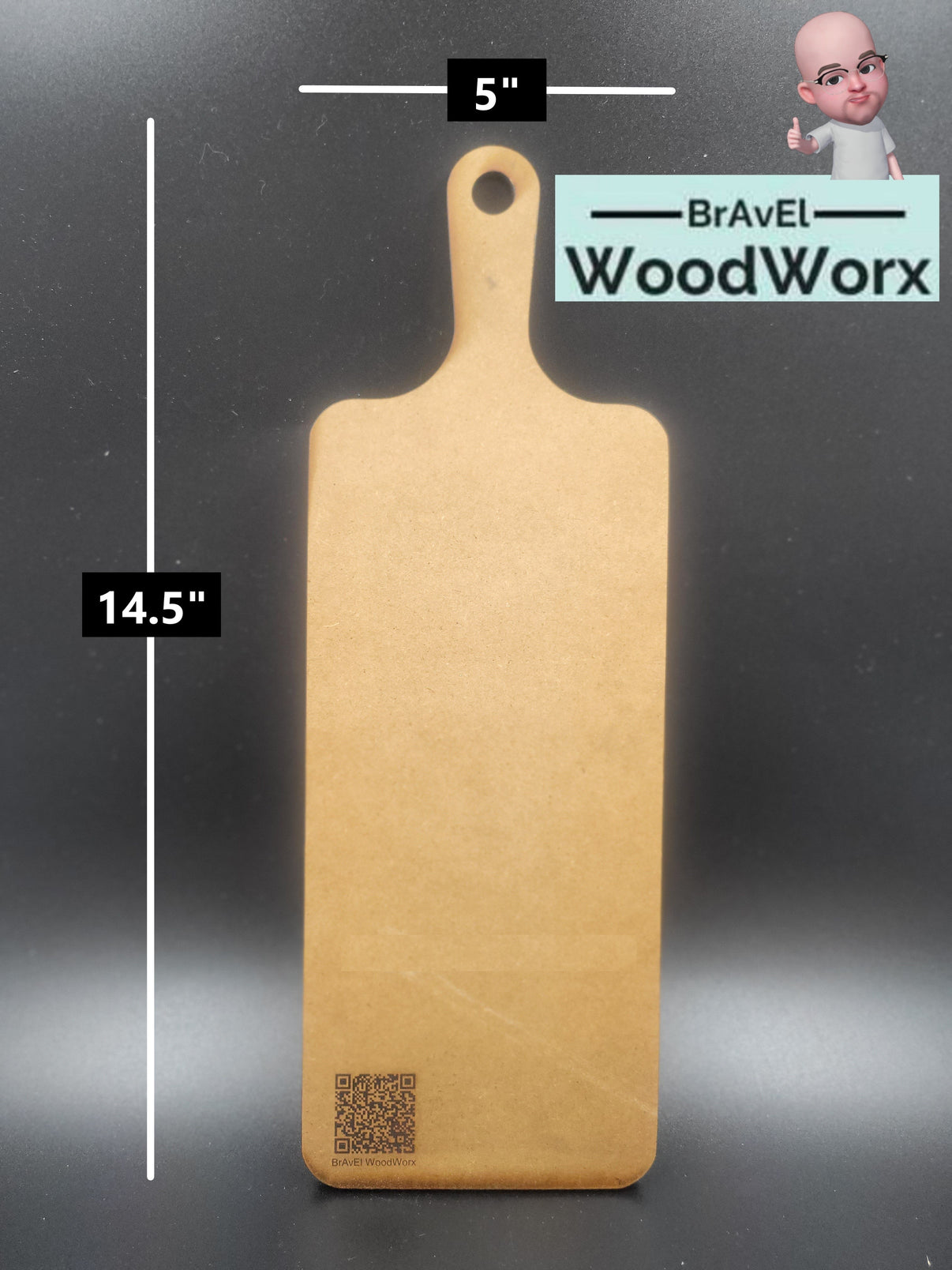 Skinny Paddle Router Template – BrAvEl WoodWorx